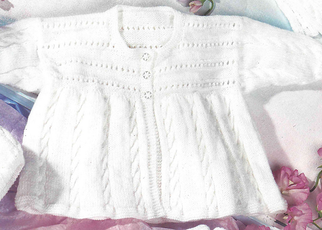 Ravelry: Matinee coat 3668 pattern by Sirdar