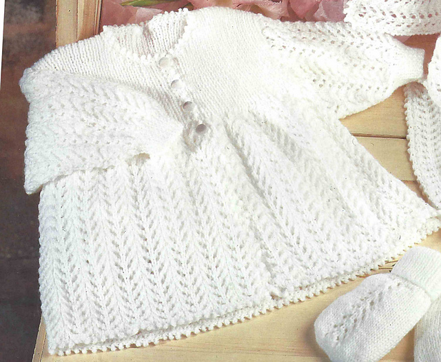 Ravelry: Design L: Matinee Coat pattern by Sirdar