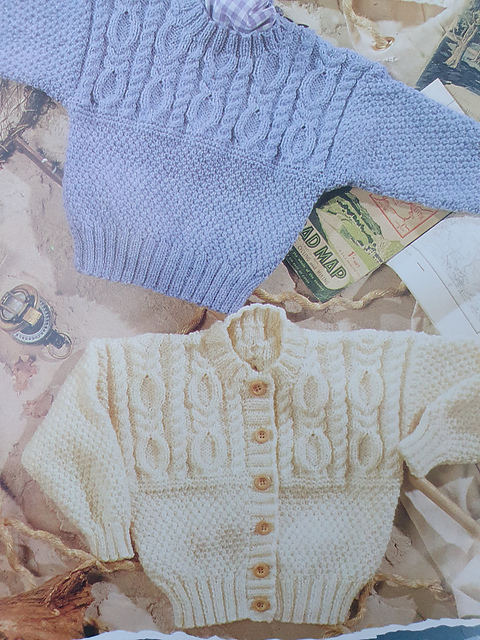 Ravelry: Cable Yoke Sweater, Cardigan pattern by Patons UK