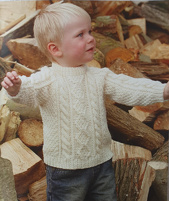 Ravelry: Child's round neck sweater pattern by Wendy Yarns
