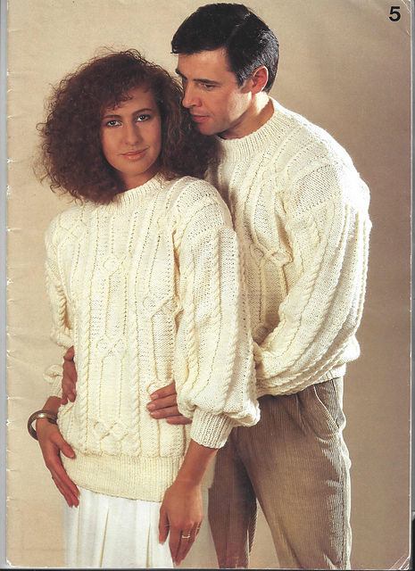Ravelry: Sweaters with cables and diamonds pattern by Sirdar