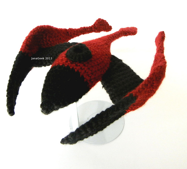 Ravelry: Farscape inspired Talyn Spaceship pattern by Jana Whitley