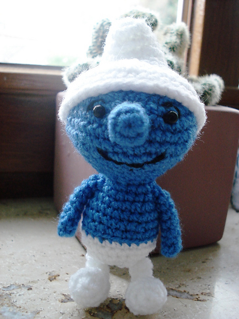 Ravelry: Clumsy Smurf pattern by Jana Ganseforth