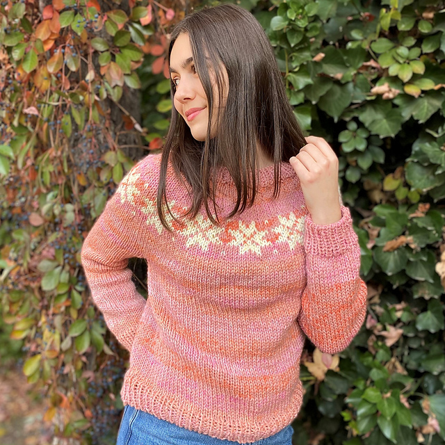 Ravelry: Sweater Nieve Adulto pattern by Jandi Gardiazabal