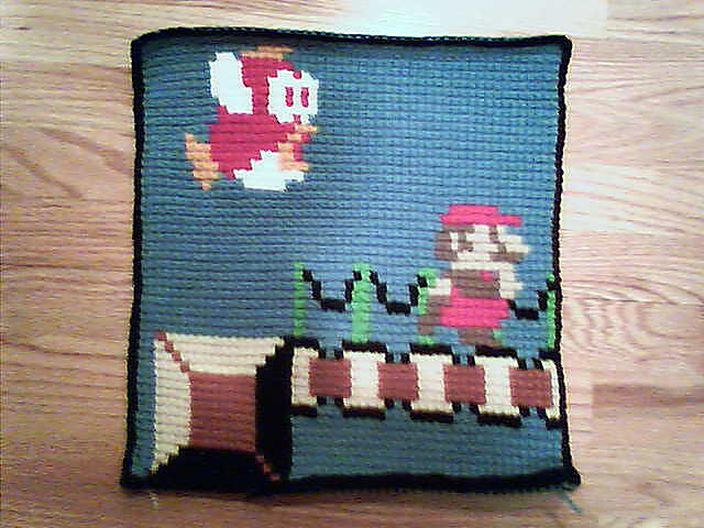 Ravelry: JaneEyre9's Super Mario Bros. Blanket