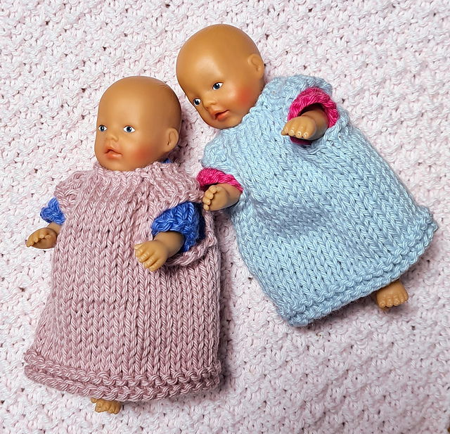 Ravelry: 11cm Baby Doll Pinafore pattern by Jane Terzza