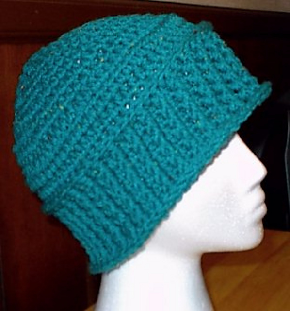 Ravelry: Wide Ribbed Band Watch Cap pattern by Janelle Schlossman