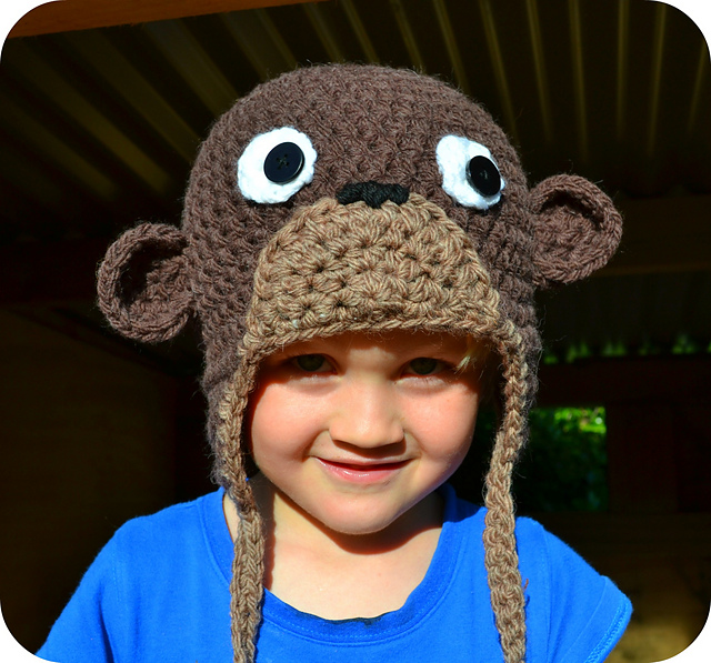 Ravelry: Cheeky little monkey hat pattern by Janette Williams