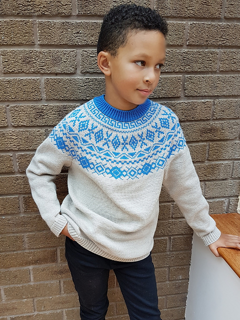 Ravelry: Saxe Viking Yoke Jumper pattern by Janine Stanfield
