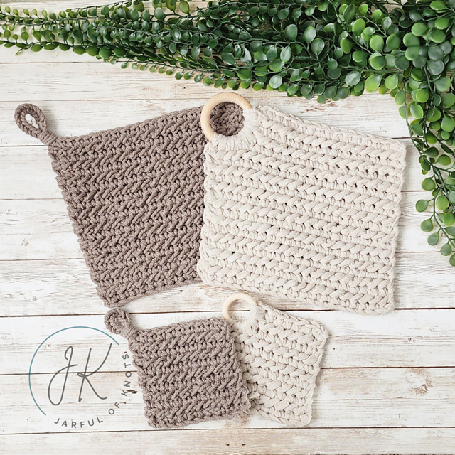 Ravelry: Ribbed Trivet and Coaster pattern by Chung Yang