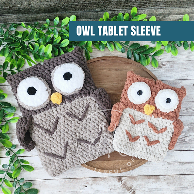 Ravelry: Owl Tablet Sleeve pattern by Chung Yang