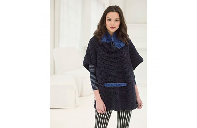 Ravelry: Urban Nomad Tunic and Cowl pattern by Lion Brand Yarn