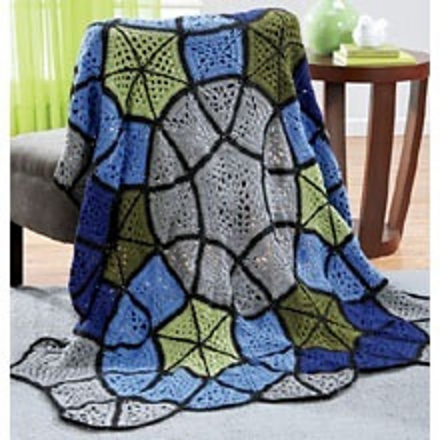 Ravelry: Geometric Lap Robe pattern by Herrschners