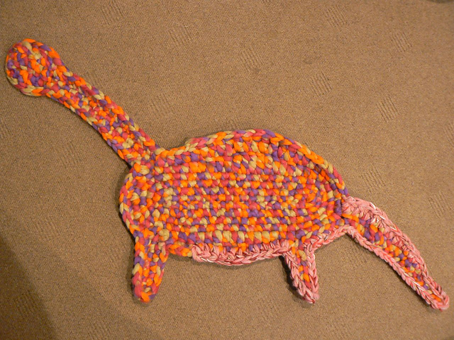 Ravelry: Brontosaurus rug pattern by Jazmo Tennant