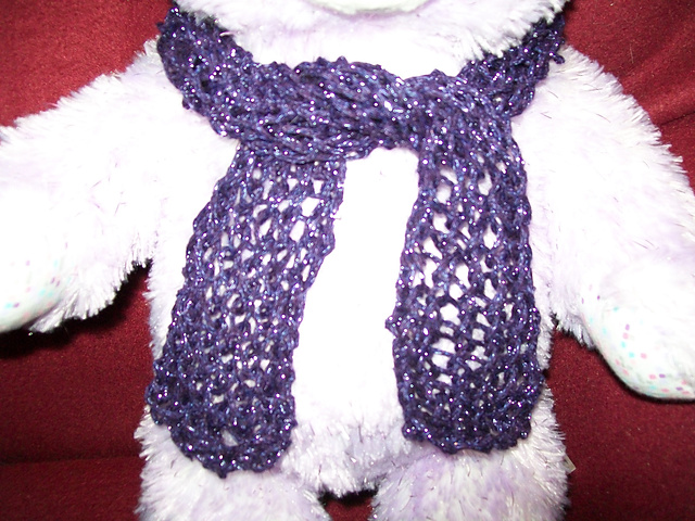 Ravelry: Build A Bear Scarf pattern by Robbyn Sibley