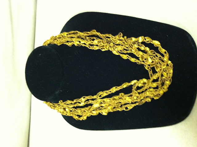 Ravelry: Crocheted Necklace pattern by Coveted Yarn