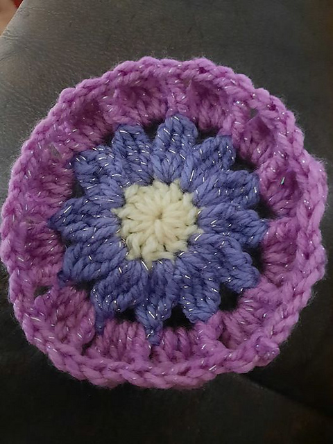 Ravelry: Cupped Flower Coaster pattern by Crystal Augustein