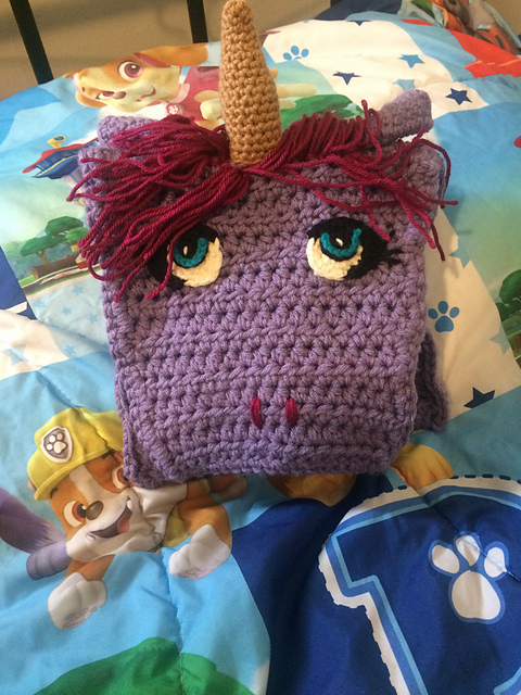 Ravelry: Unicorn Pajama Eater pattern by Jen Causley