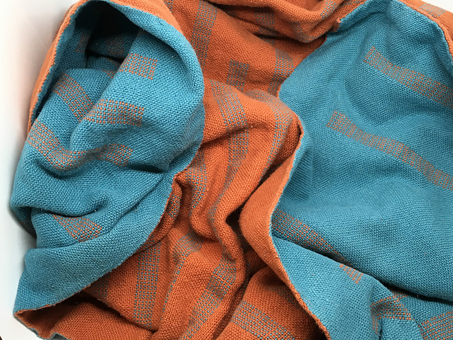 Ravelry: Jean9's Doubleweave Dash throw