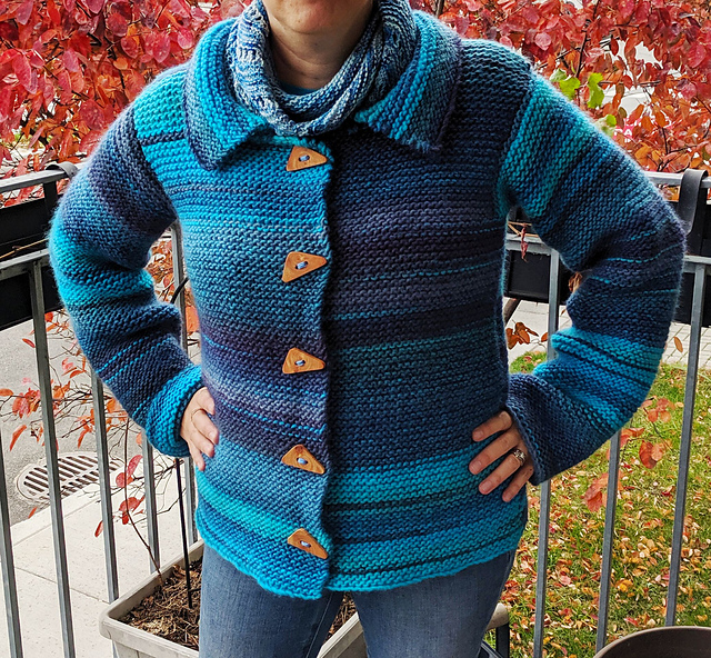Ravelry: #47 Garter Stitch Jacket pattern by Jacqueline van Dillen