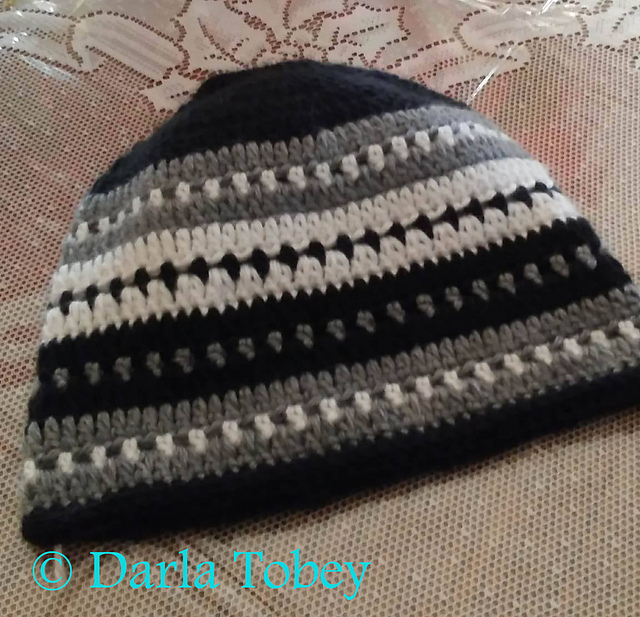 Ravelry: Great Grandma’s Messy Bun Hat pattern by Darla Tobey