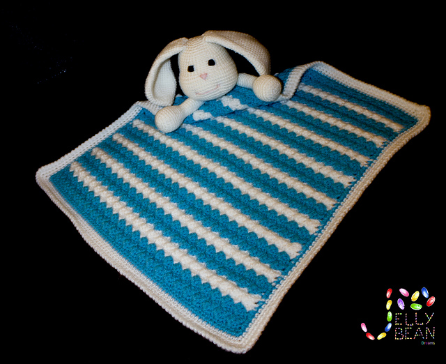 Ravelry: Bunny Snuggle Blanket pattern by JBD JellyBean Dreams