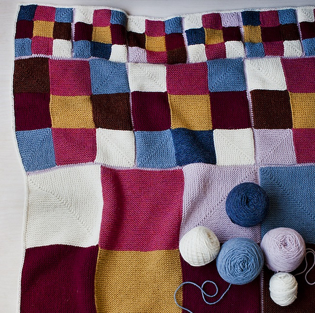 Ravelry: Ninepatch Blanket pattern by Kay Gardiner