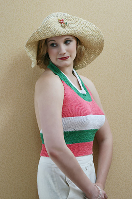 Ravelry: Striped Sun Top pattern by Susan Crawford