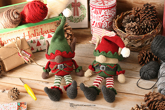 Ravelry: Christmas Elf Gnome pattern by Jen Hayes