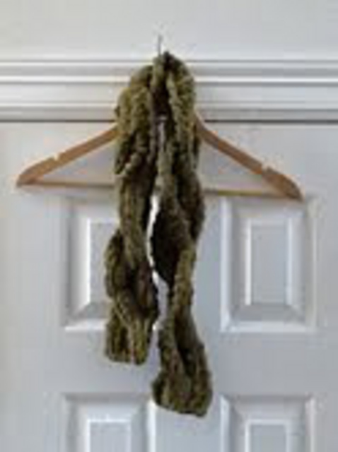 Ravelry: Fuzzy Plush Helix Scarf pattern by Jennifer Vogt