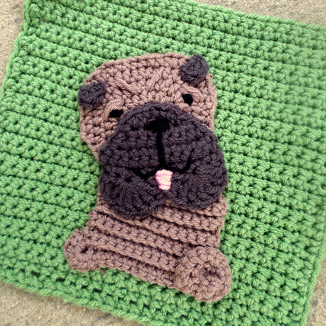 Ravelry: Shar Pei Patch pattern by Jenna Wingate