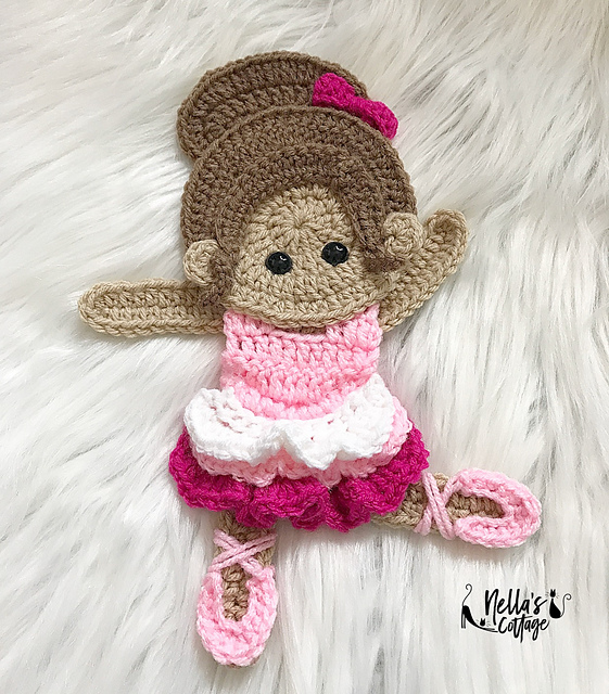 Ravelry: The Little Ballerina pattern by Jen Mitchell - Nella's Cottage
