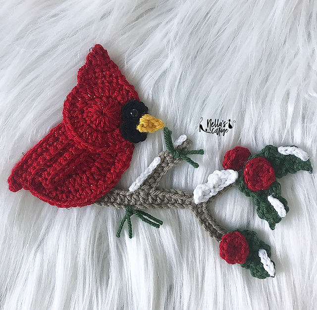 Ravelry: The Winter Cardinal pattern by Jen Mitchell - Nella's Cottage