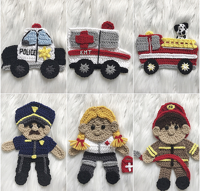 Ravelry: First Responders Collection pattern by Jen Mitchell - Nella's ...