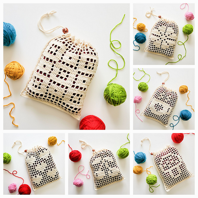 Ravelry: Fresh Mesh Produce Bag pattern by Jennifer Olivarez