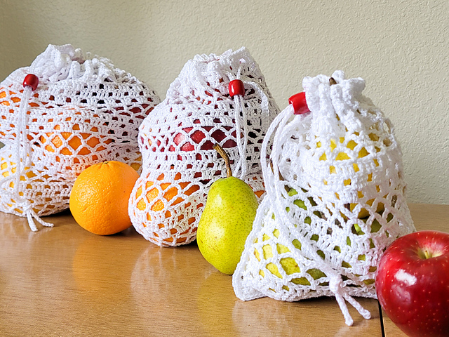 Ravelry: Sweet Season Produce Bag pattern by Jennifer Olivarez