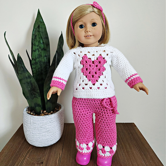 Ravelry: My Love 18" Doll Outfit pattern by Jennifer Renaud