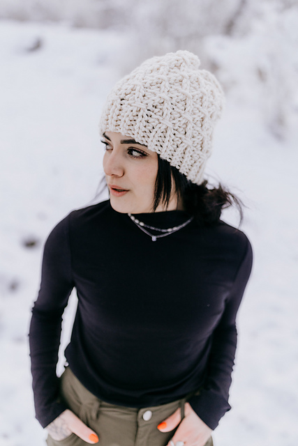 Ravelry: Fireside Crochet Beanie pattern by Jennifer Renaud