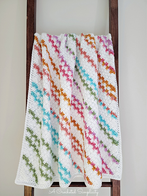 Ravelry: Candy Stripes C2C Blanket pattern by Jennifer Renaud