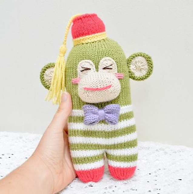Ravelry: Large Knot Forgotten Knit Monkey pattern by Jennifer Anne Wang