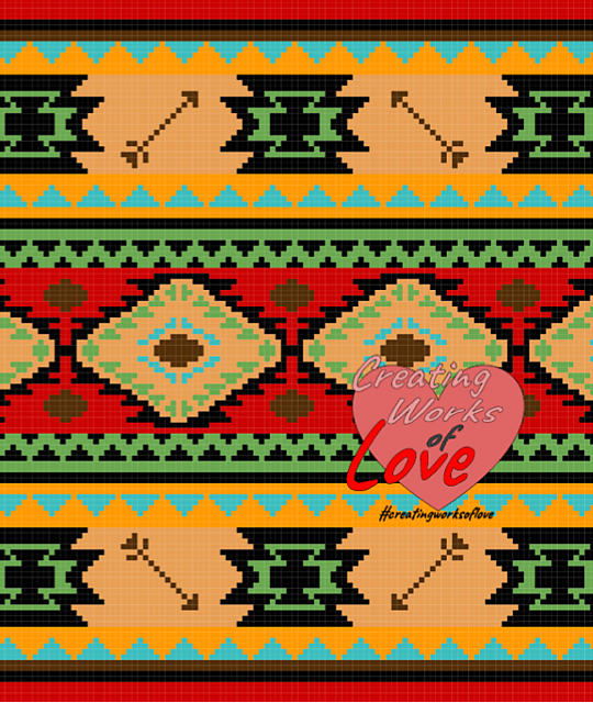 Ravelry: Aztec C2C Graph pattern by Jennifer MacEwen