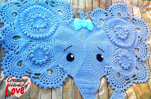 Ravelry: Jennifermac4253's Elephant Rug/Blanket