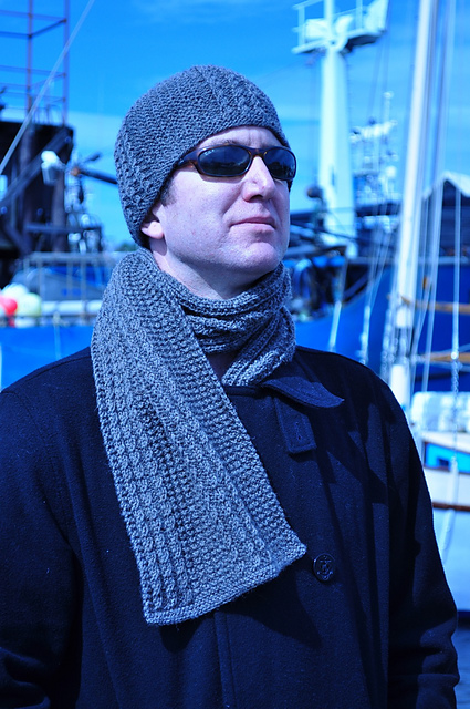 Ravelry: Foreside Hat & Scarf pattern by Jennifer Chase-Rappaport