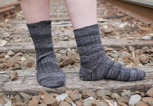 Ravelry: Midnight Train Socks pattern by Jenny Snedeker