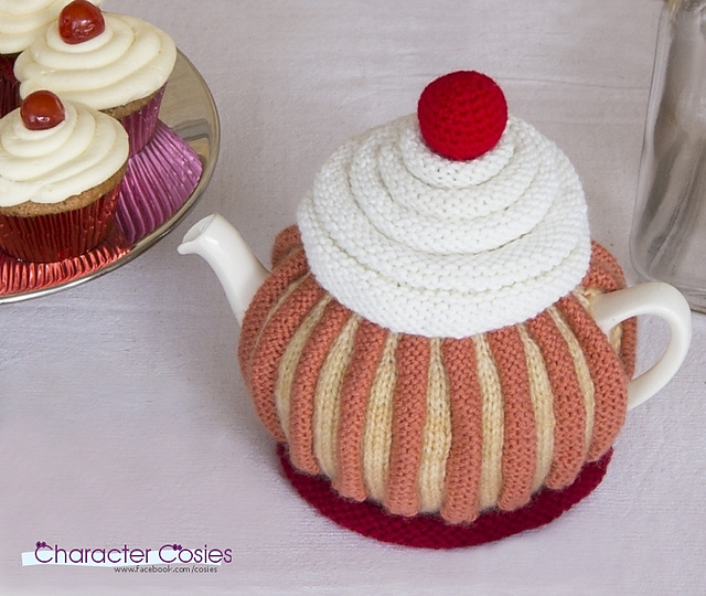 Ravelry: Cupcake Tea Cosy pattern by Jenny Whitehead