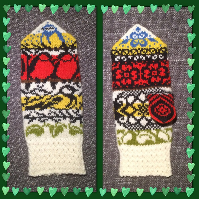 Ravelry: Farmor Elsy mittens pattern by JennyPenny