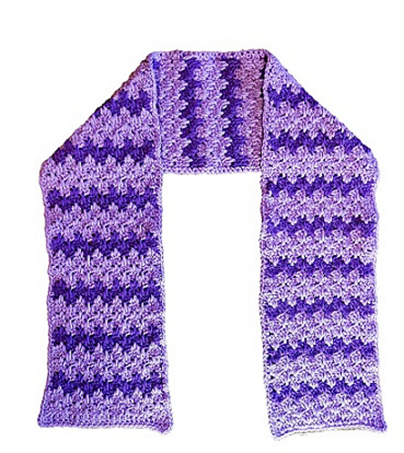 Ravelry: Zig Zag Winter Scarf pattern by Sharon Goodwin