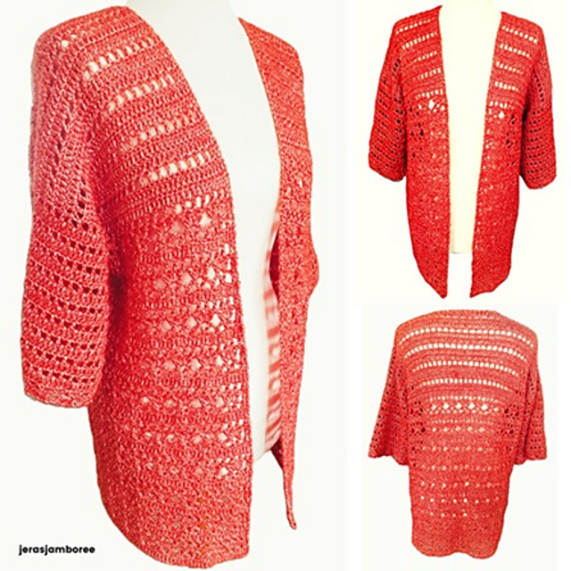 Ravelry: Lacy Summer Cardigan pattern by Sharon Goodwin