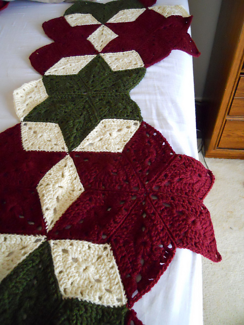 Ravelry: Jesikay's Christmas Star Afghan