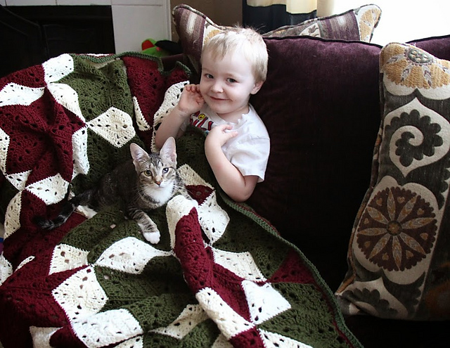 Ravelry: Jesikay's Christmas Star Afghan